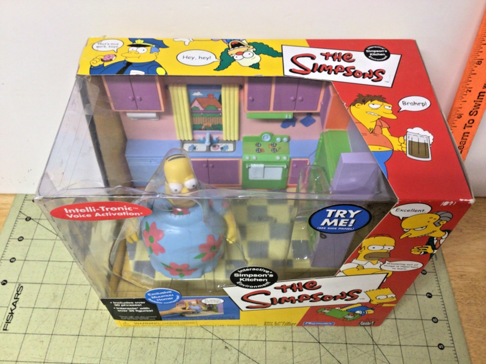 The Simpsons Muumuu Homer action figure Interactive Simpsons Kitchen | eBay