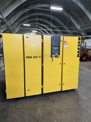 Kaeser DSD 100 Rotary Screw Air Compressor 100 HP Air Cooled Sigma ...