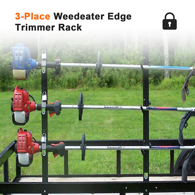 4 Place Weedeater Rack Trimmer Rack for Open Trailer Weed Eater Racks ...