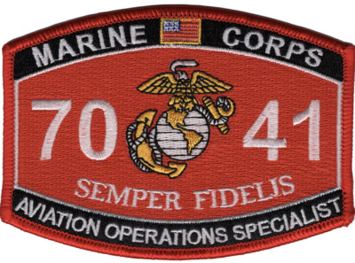 4.5" MARINE CORPS MOS 7041 AVATION OPERATIONS SPECIALIST EGA ...