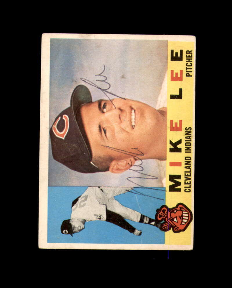 Mike Lee Signed Original 1960 Topps Cleveland Autograph | eBay