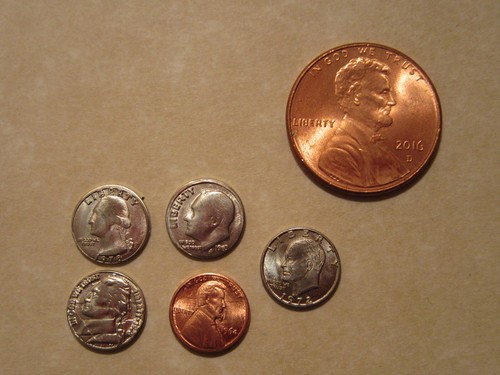 U.S. Coin MINI COIN SET cent nickel dime quarter dollar set !! Magic ...