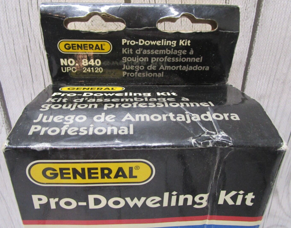 NEW General Tools 840 Pro Doweling Kit Revolving Turret Dowel Joint ...