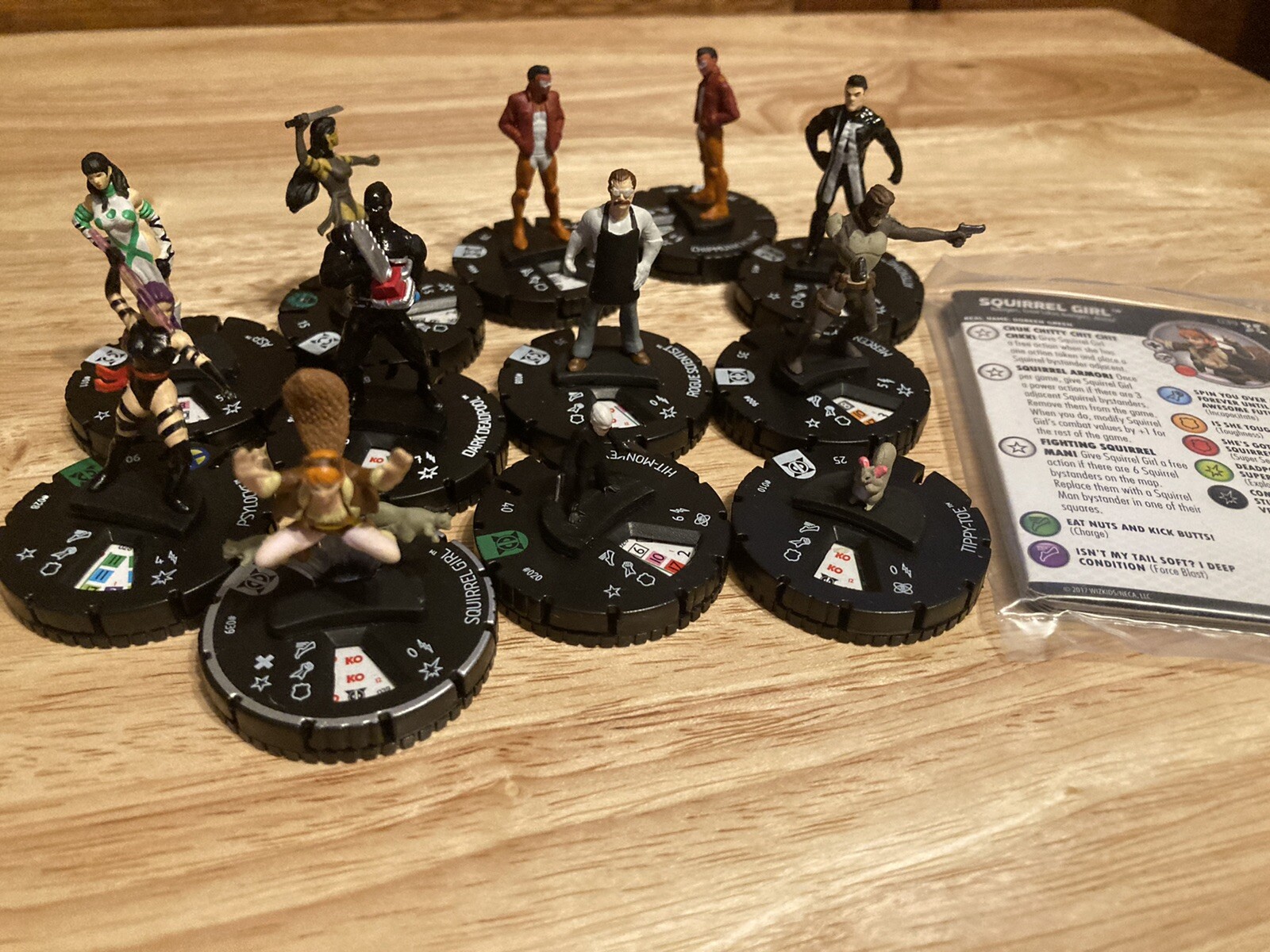 lot of 12 deadpool and xforce heroclix /w cards | eBay
