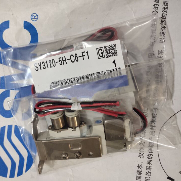 1PC New SMC SY3120-5H-C6-F1 Solenoid Valve Free Shipping SY31205HC6F1 # ...