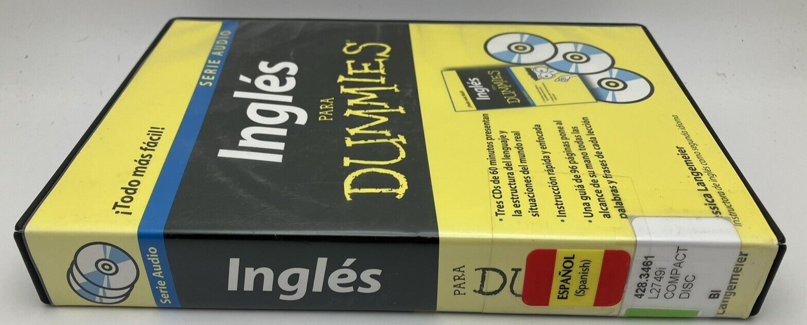 Ingles Para Dummies (Spanish Edition) 3-CDs And Guide 9780470389775 | eBay