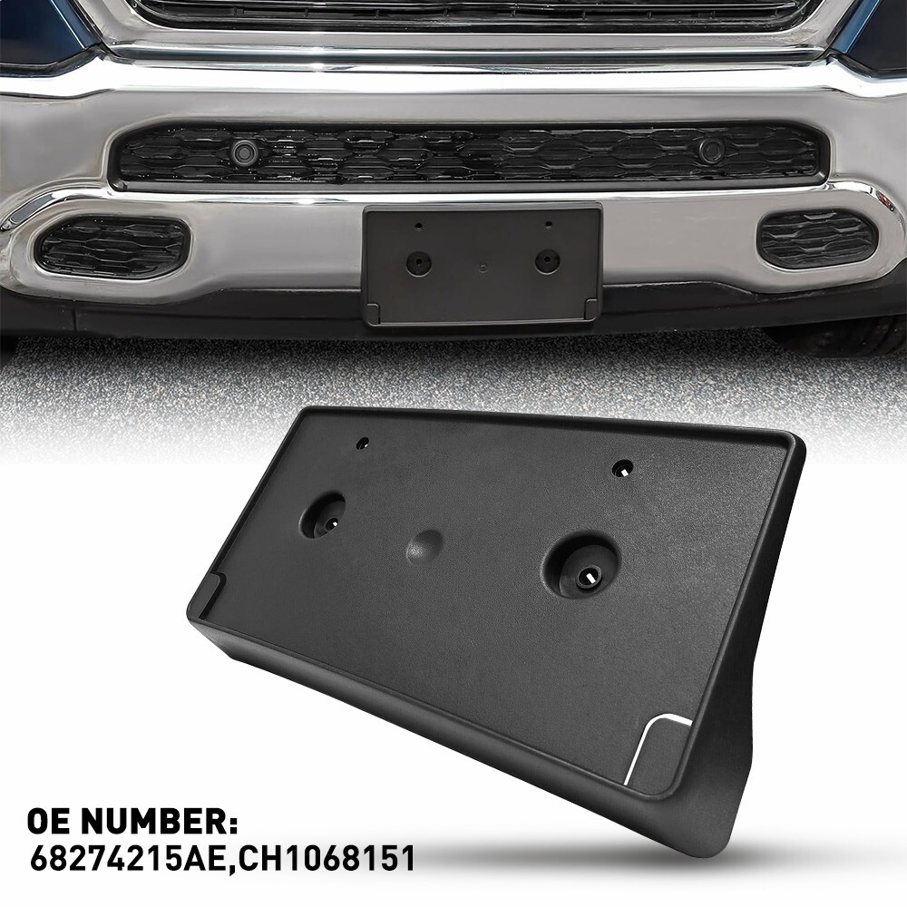 Front License Tag Plate Bracket Holder For 2019-2022 Dodge Ram 1500 ...