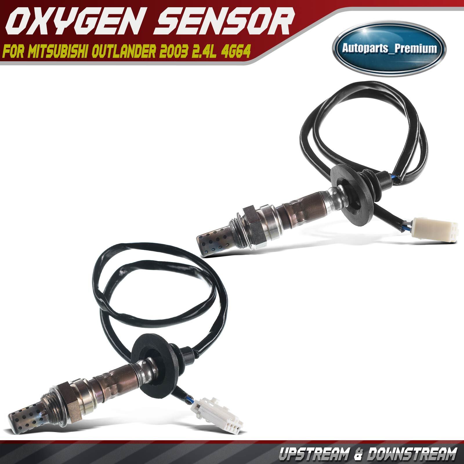 2x Upstream & Downstream O2 Oxygen Sensors for Mitsubishi Outlander ...