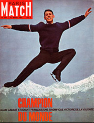 Paris Match n° 832 du 20 mars 1965 - Alain Calmat champion du monde de ...