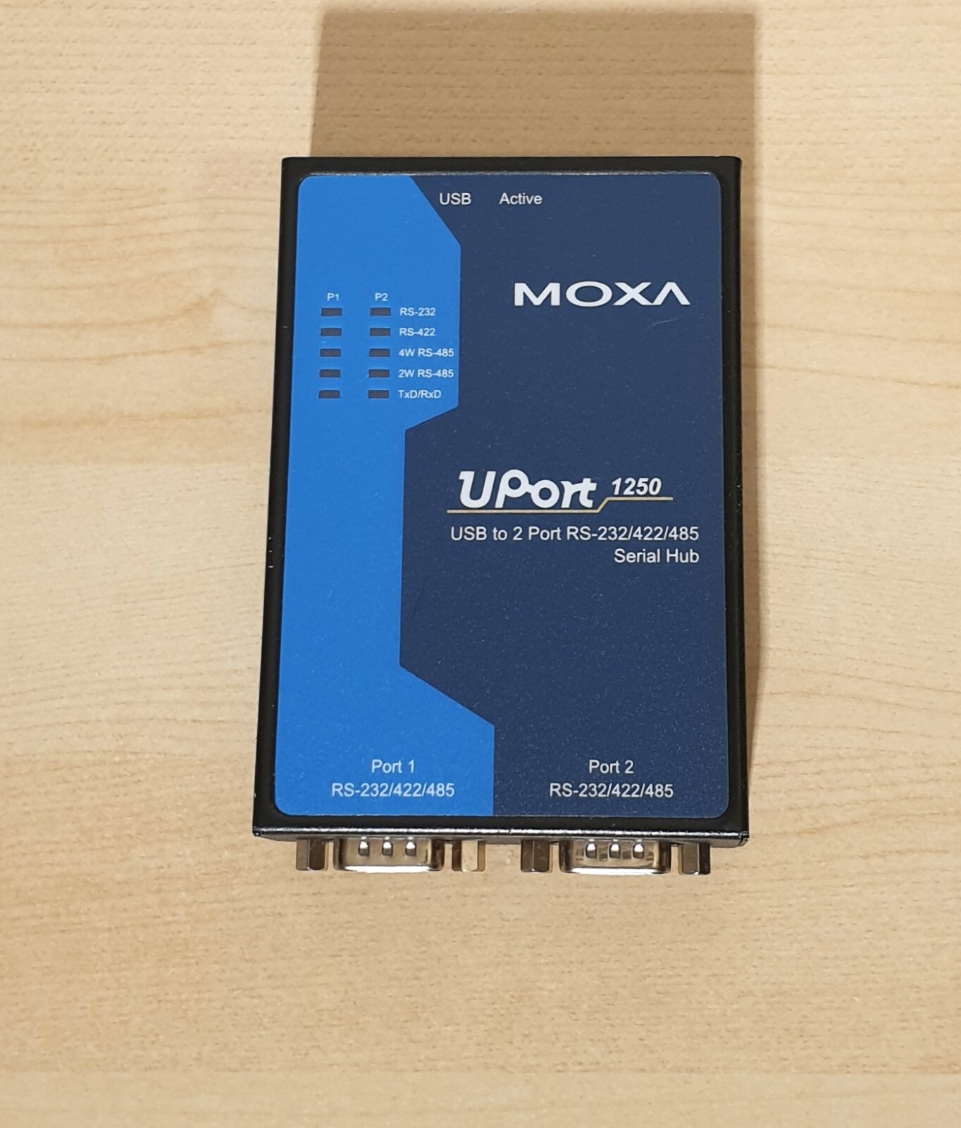 Moxa Uport 1250 USB to 2 Port RS-232/422/485 Serial Hub Guaranteed ...