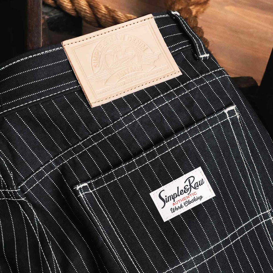 Simple&Raw Union Wabash 13oz. Selvedge Denim Men's Jeans Slim Straight ...