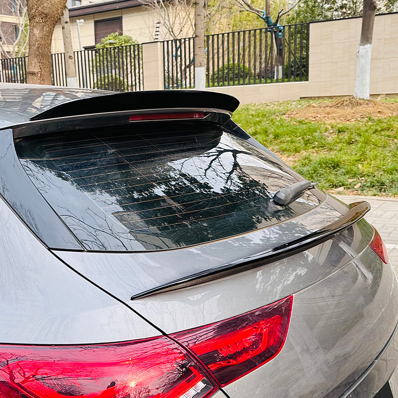 Roof+Rear Trunk Spoiler Wing For Benz CLA Class X118 CLA35 CLA45 AMG 19 ...