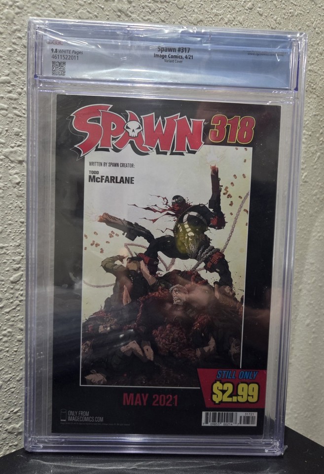 SPAWN #317 CGC 9.8 NM/MT 🔥Todd McFarlane Story & Cover 🔥Image Comics | eBay