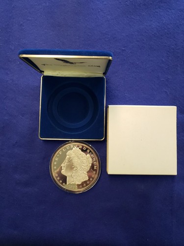 1995 Morgan Dollar Half Troy Pound .999 Fine Silver Proof Round - 8 t ...