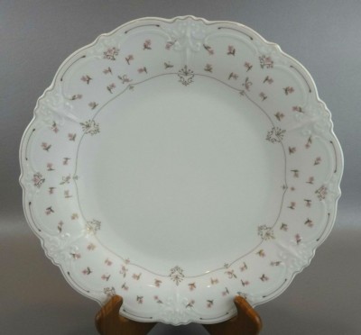 Tirschenreuth Baronesse ROYAL ROUGE Fleur De Lis Dinner Plate ~NEW ...
