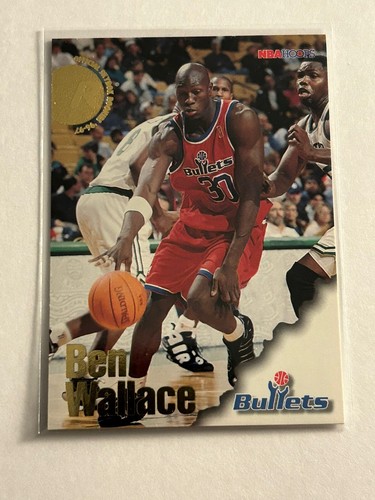 1997 NBA Hoops #314 Ben Wallace RC Washington Bullets H495 | eBay