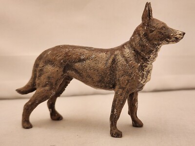 Old 1930s Heyde German Shepherd Dog Miniature Dollhouse Christmas ...