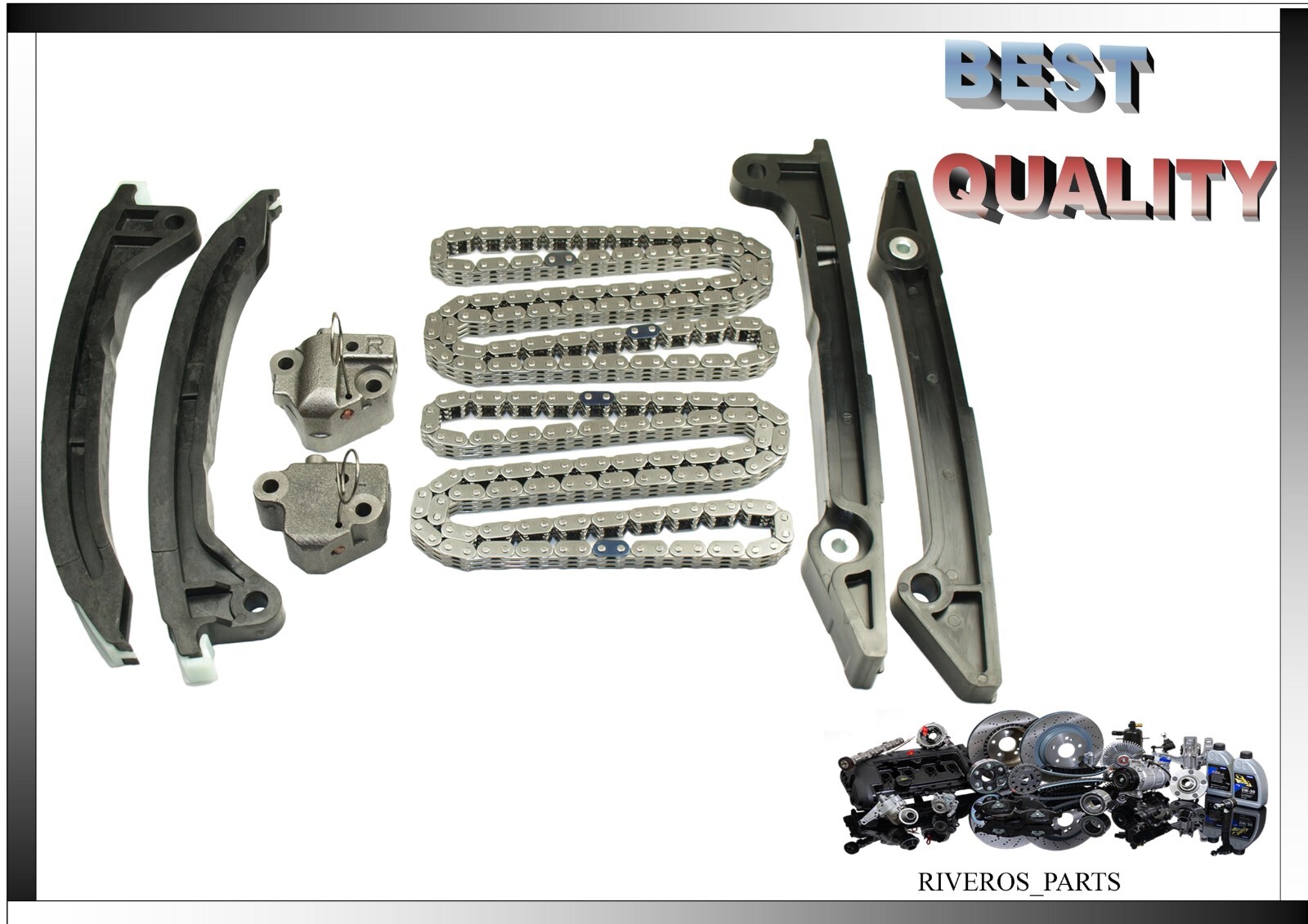 TIMING CHAIN KIT for FORD F-150 10-14 F-250 SUPER DUTY 11-19 F-350 ...