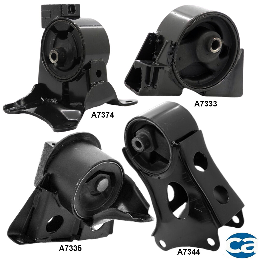 Engine Motor Mounts & Auto. Trans. Mount 4Pcs Set for X-Trail 05-07 FWD ...
