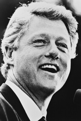 BILL CLINTON ICONIC SMILING IMAGE 1990'S 24x36 inch Poster | eBay