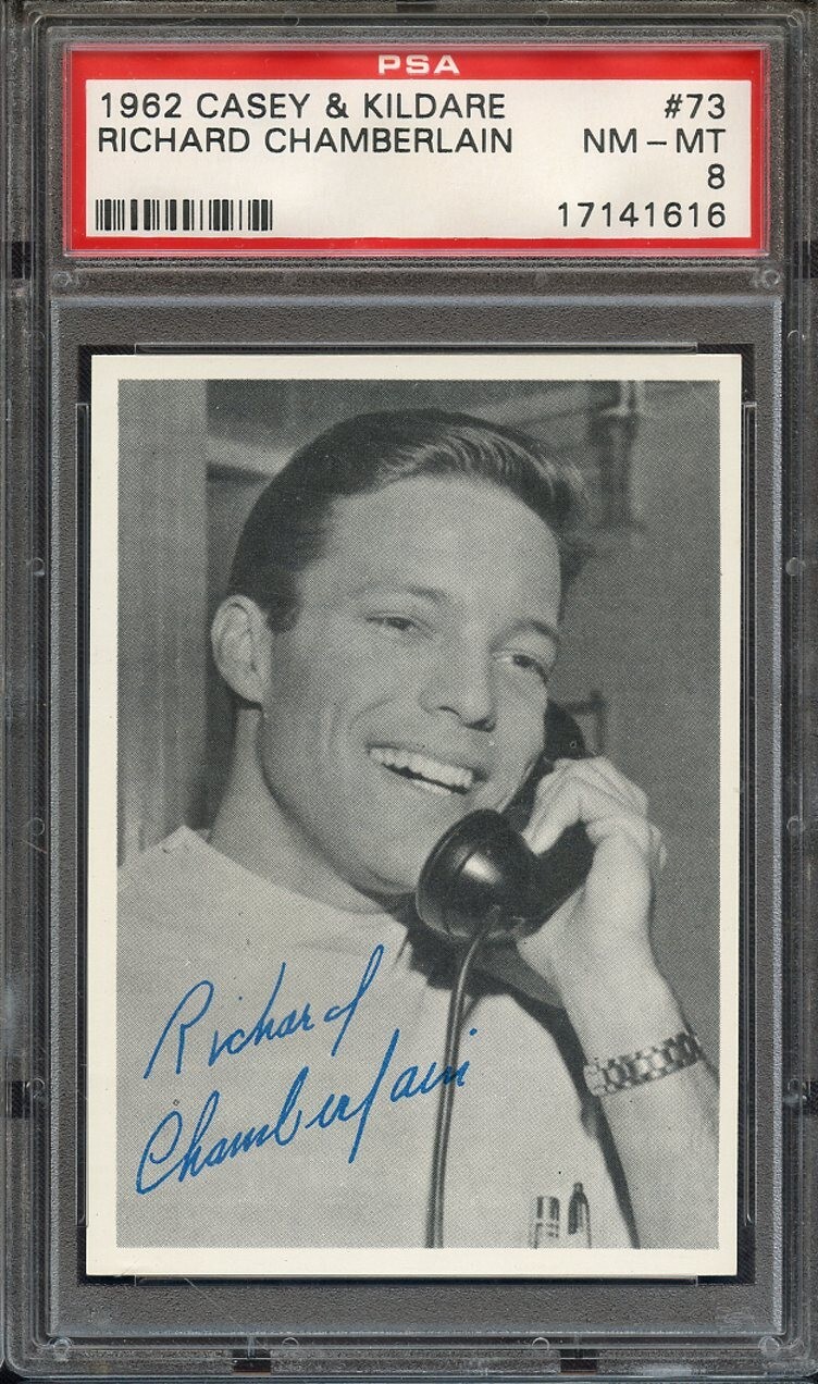 1962 CASEY & KILDARE 73 RICHARD CHAMBERLAIN PSA NM-MT 8 NS | eBay