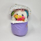 VINTAGE 1986 BABY BIBSY POPPLE WHITE POPPLES STUFFED ANIMAL PLUSH TOY ...