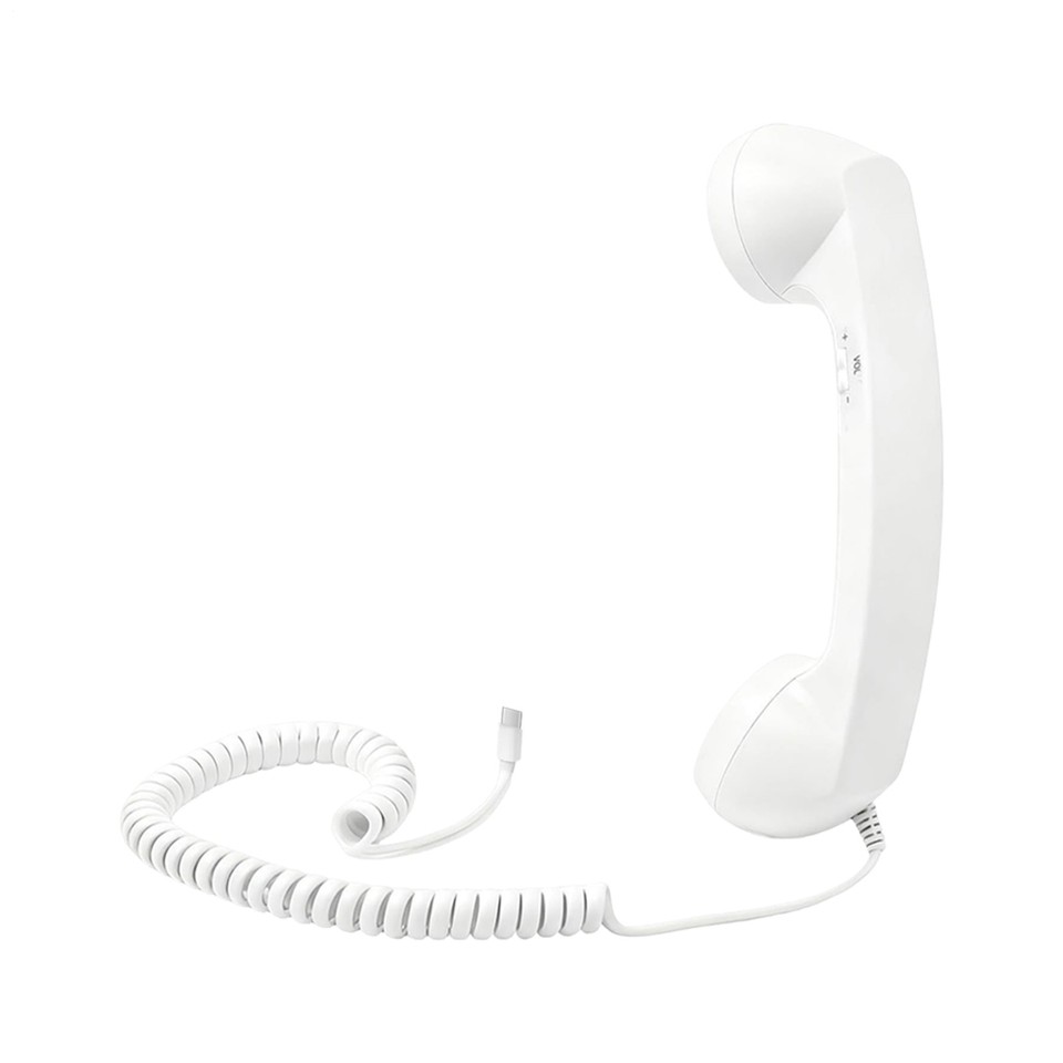 Retro Phone Handset, Type-C Retro Telephone Style Landline Handle ...