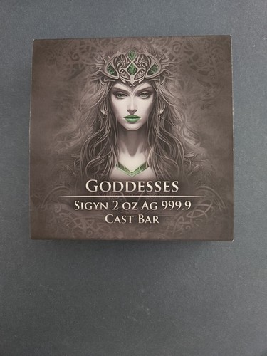 2024 Germania Goddesses Sigyn 2 oz Silver Colorized Cast Bar | eBay