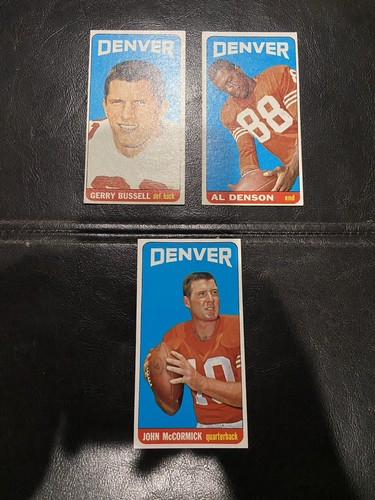 1965 Topps Football Denver Broncos Lot (3 Cards) #47, #49, #57 | eBay
