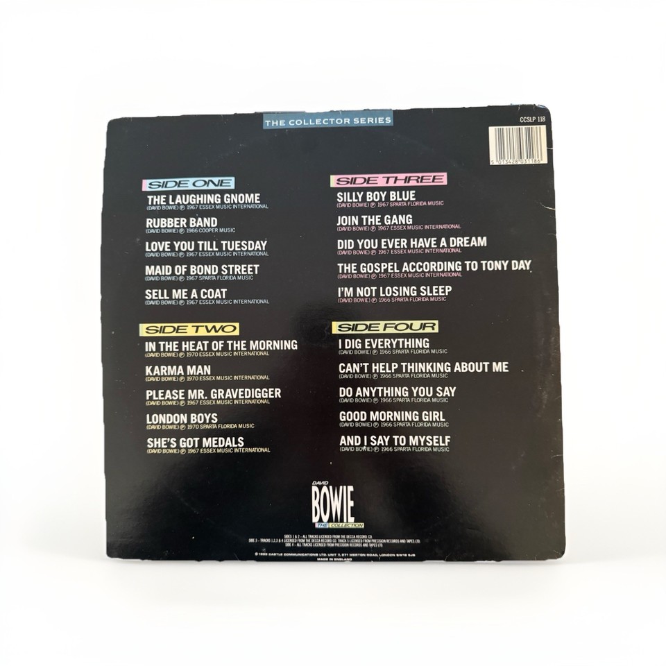 David Bowie - The Collection UK 2LP 1985 Vinyl CCSLP 118 Compilation EX ...