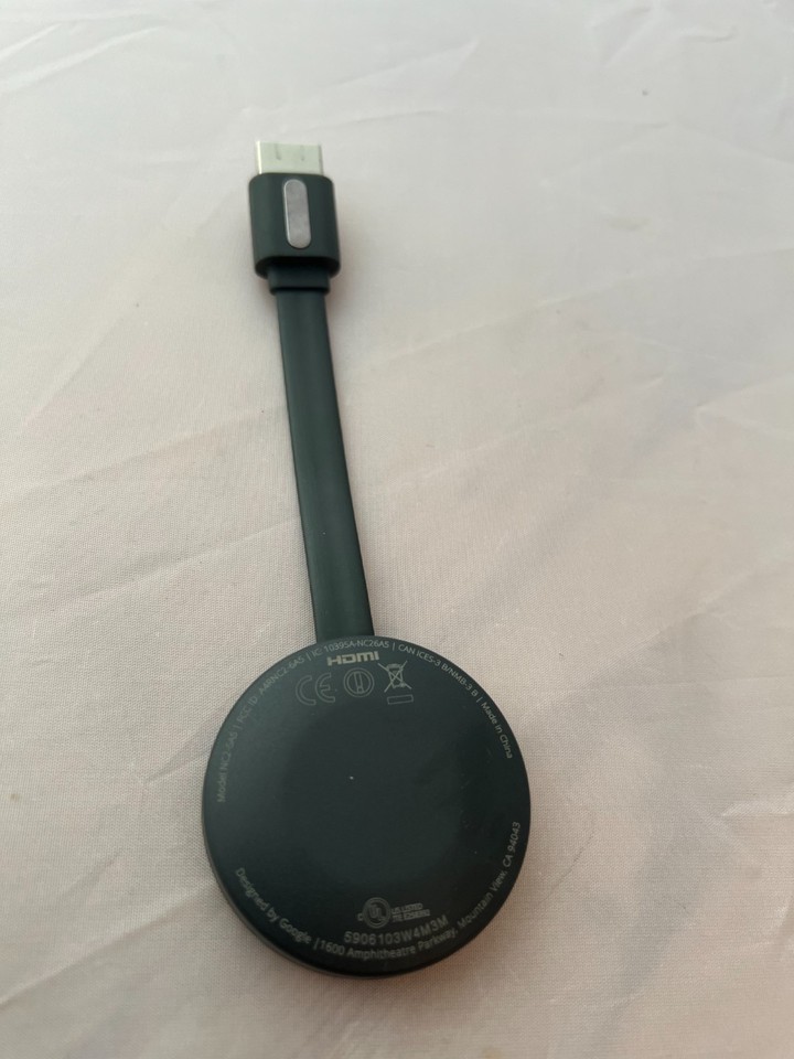 Google Chromecast 2nd Generation 1080p Portable Media Streamer (NC2-6A5 ...