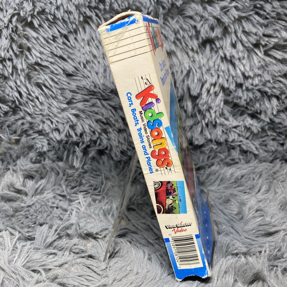 Kidsongs View-Master Video VHS Tape 1986 Music Cars Boats Trains and ...