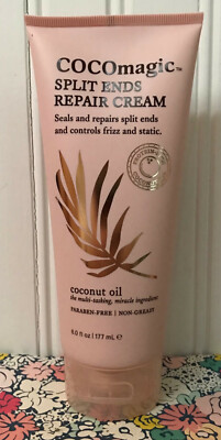 COCOMAGIC SPLIT ENDS REPAIR CREAM 6 OZ CONTROLS FRIZZ coco magic ...