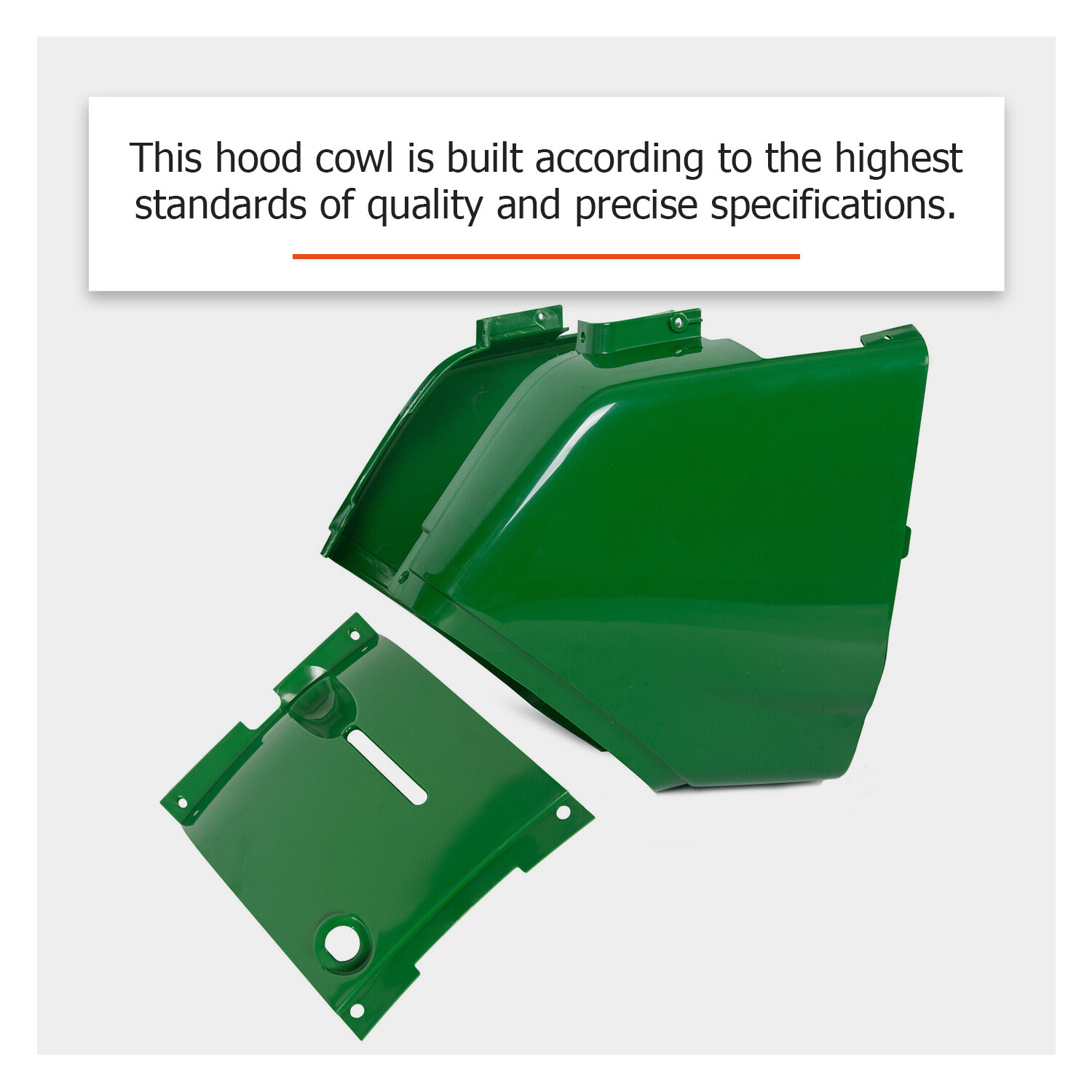 Hood Cowl Set For John Deere 4200 4300 4400 4500 #LVU12349 #LVU10567 # ...