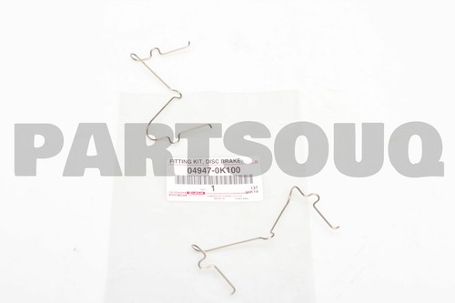 049470K100 Genuine Toyota FITTING KIT DISC BR 04947-0K100 | eBay