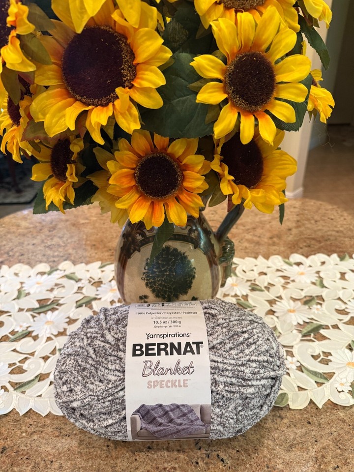 BERNAT BLANKET SPECKLE YARN, DAPPLE SHADOW, 220 yds *Combined Ship ...