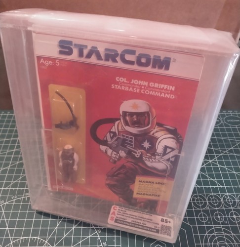 CAS 85+ Graded StarCom Coleco Canada Col. John Griffin | MOC Unpunched ...