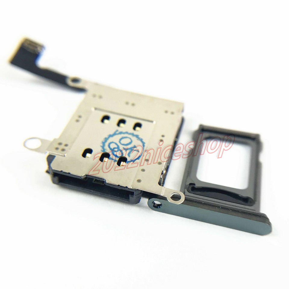OEM Dual Sim Card Reader Holder Slot Module Flex Tray For iPhone 12 Pro ...