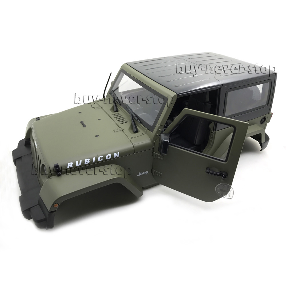 RC Parts or 275mm Body Shell For SCX10 1/10 RC Jee-p Wrangler Engine ...