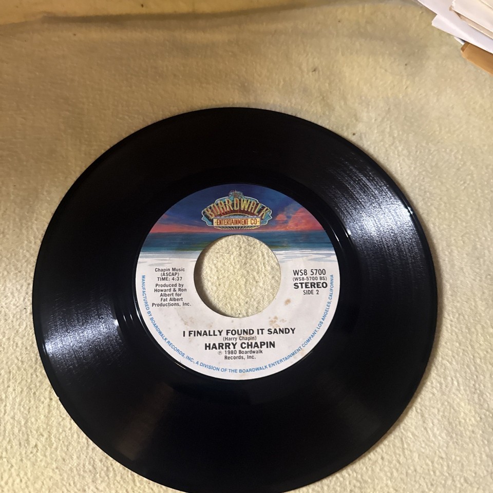 NEW HARRY CHAPIN SEQUEL/I FINALLY FOUND IT SANDY 45 VINYL | eBay