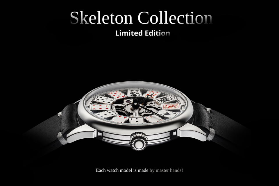 CHESS WATCH Skeleton watch Handmade watch Steampunk watch Checkmate ...