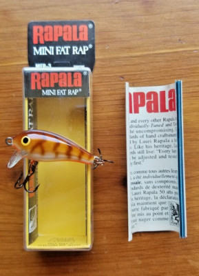 Rapala Mini Fat Rap MFR-3 CW Crawdad 1 1/2" 1/8oz. (brand new 93) | eBay
