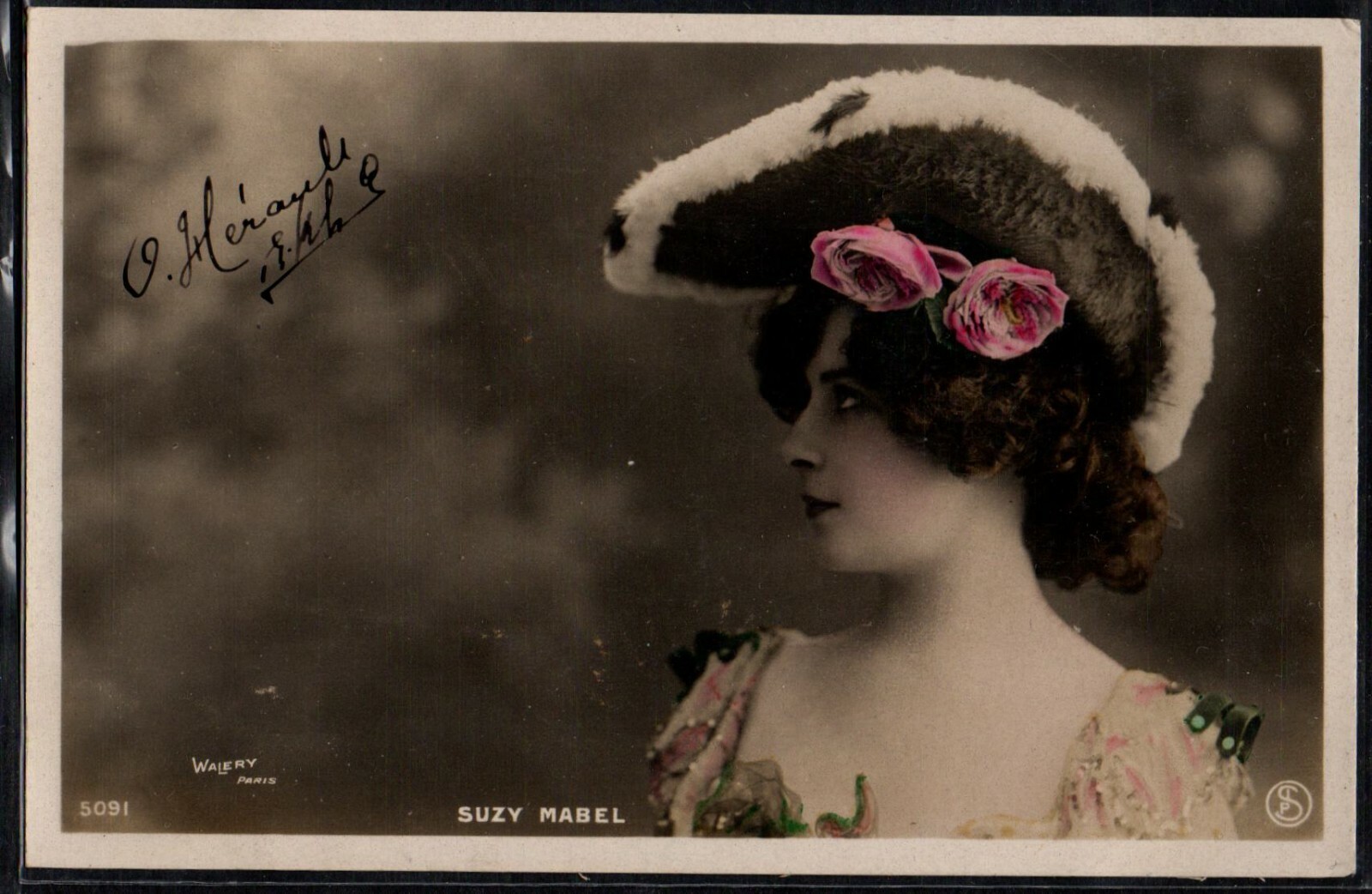 AV194 ARTIST STAGE STAR SUZY MABEL FANCY HAT Tinted PHOTO pc WALERY | eBay