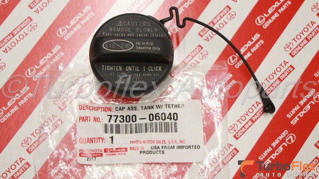 Toyota Models 7730006040 Fuel Gas Cap Lid Tether Threaded Style Genuine ...