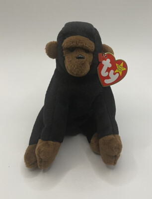 Ty Beanie Baby Congo the Gorilla Plush Toy - 4160 New With Tag ...