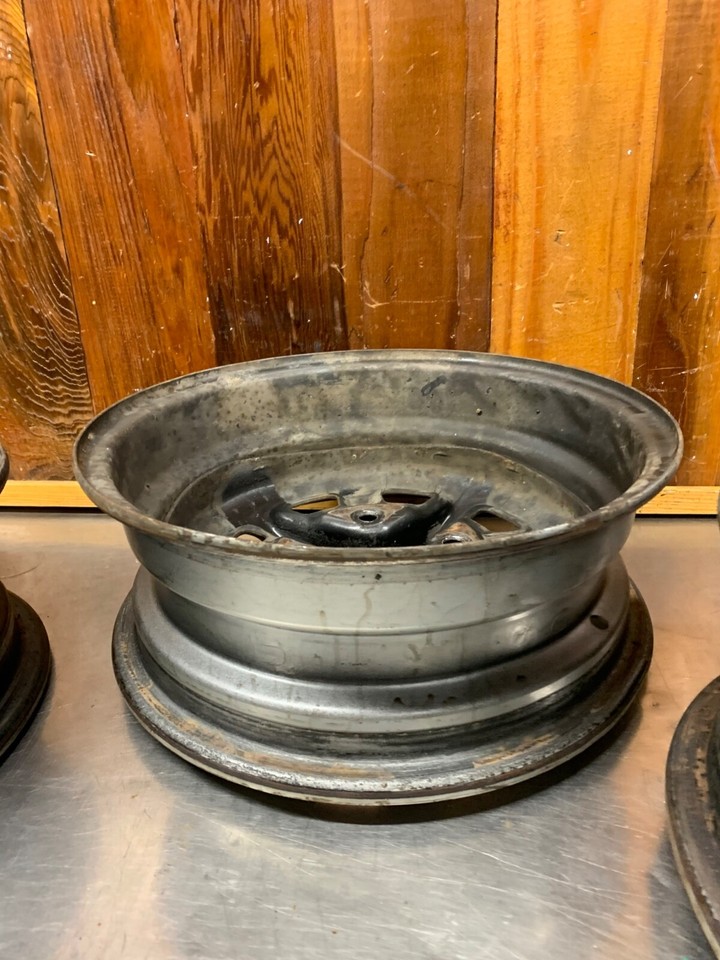 MG MGB 68-80 • Original 14" x 5" Rostyle Wheels & Center Caps (x4 ...