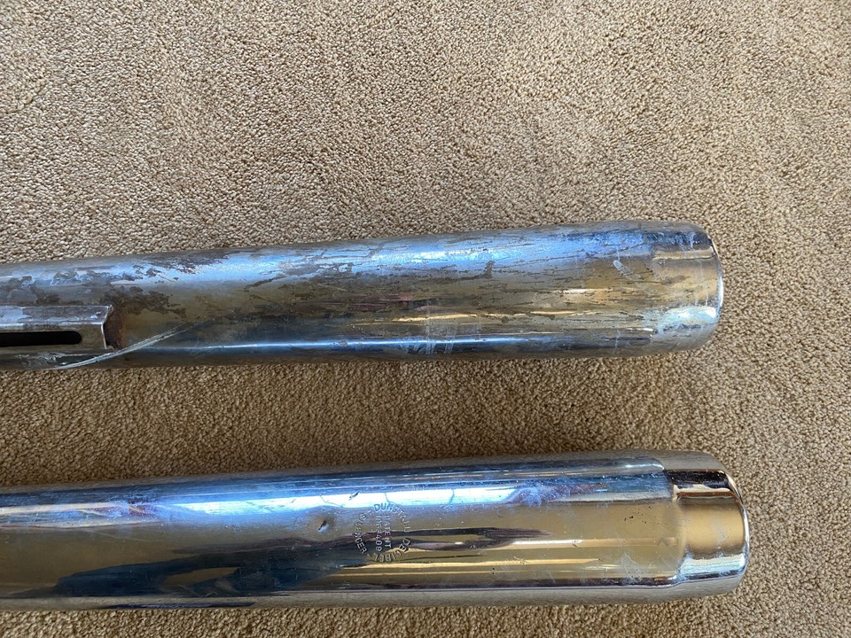 Vintage Original Dunstall Mufflers Pair Triumph BSA - Used . | eBay