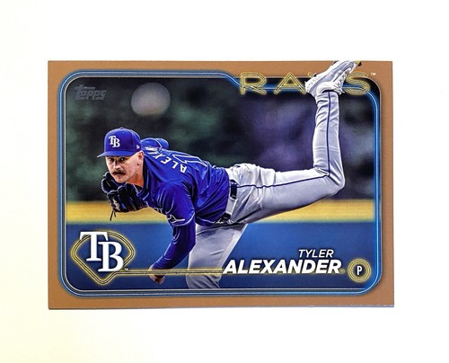 Tyler Alexander 2024 Topps Update US235 Gold Parallel /2024 Tampa Bay ...