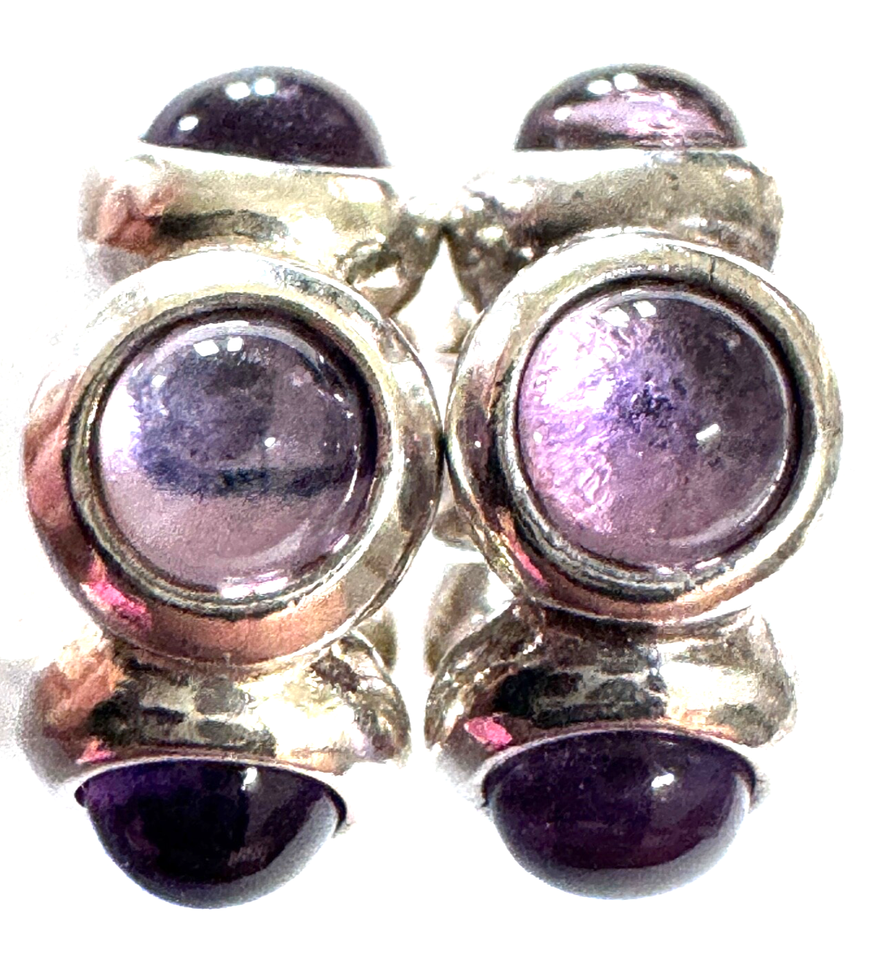 One Pandora Sterling Silver Amethyst Twilight Kiss Charm Bead 790538AM ...