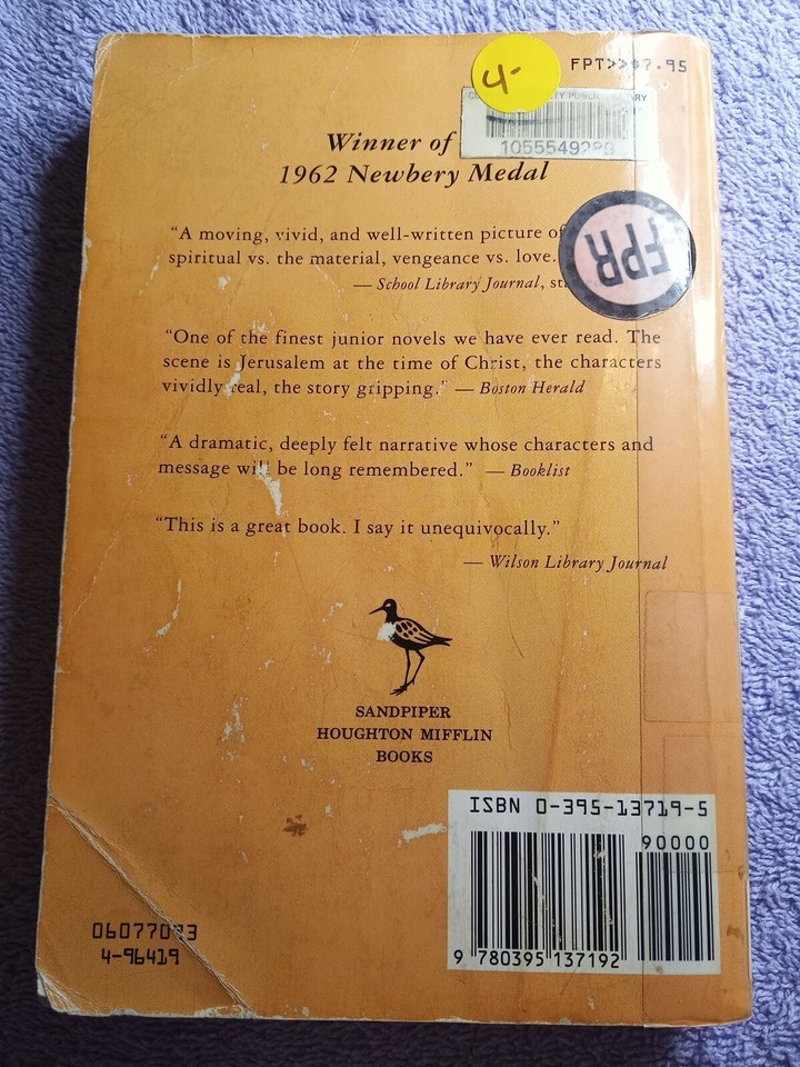 The Bronze Bow: A Newbery Medal Award Winner by Elizabeth George Speare ...